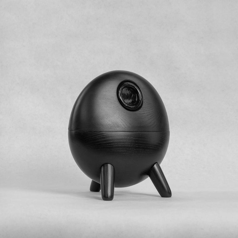 Sculpted Ash Candy Vase by Victoria Yakusha For Sale at 1stDibs