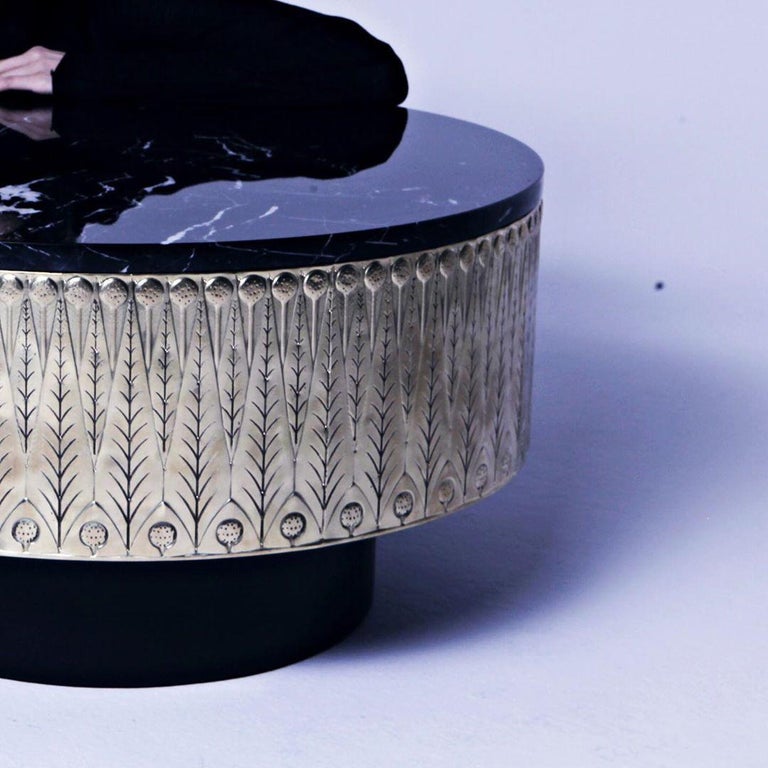 Sculpted Coffee Table, Ivan Basov and Semen Lavdansky For Sale at 1stDibs