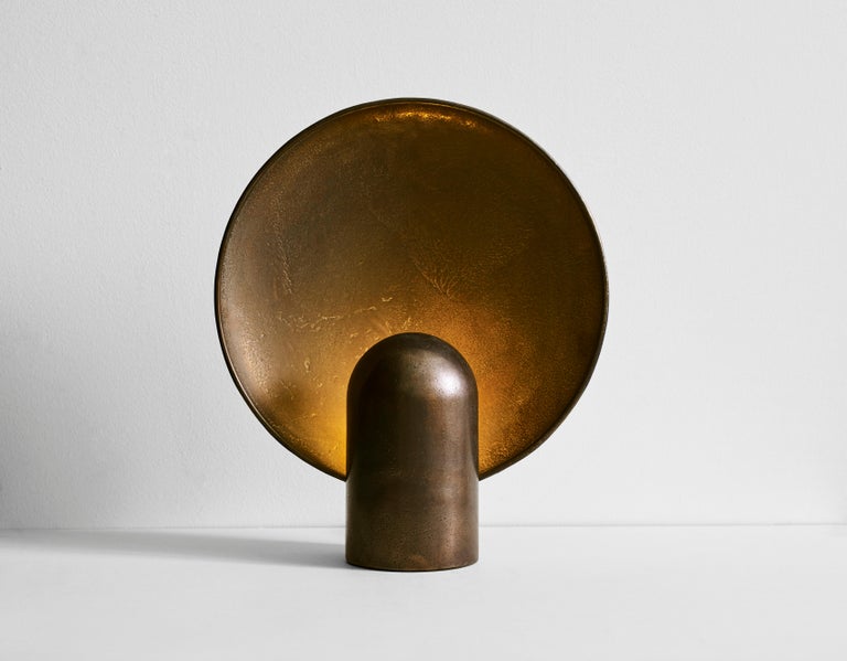 Sculpted Lamp by Henry Wilson For Sale at 1stDibs