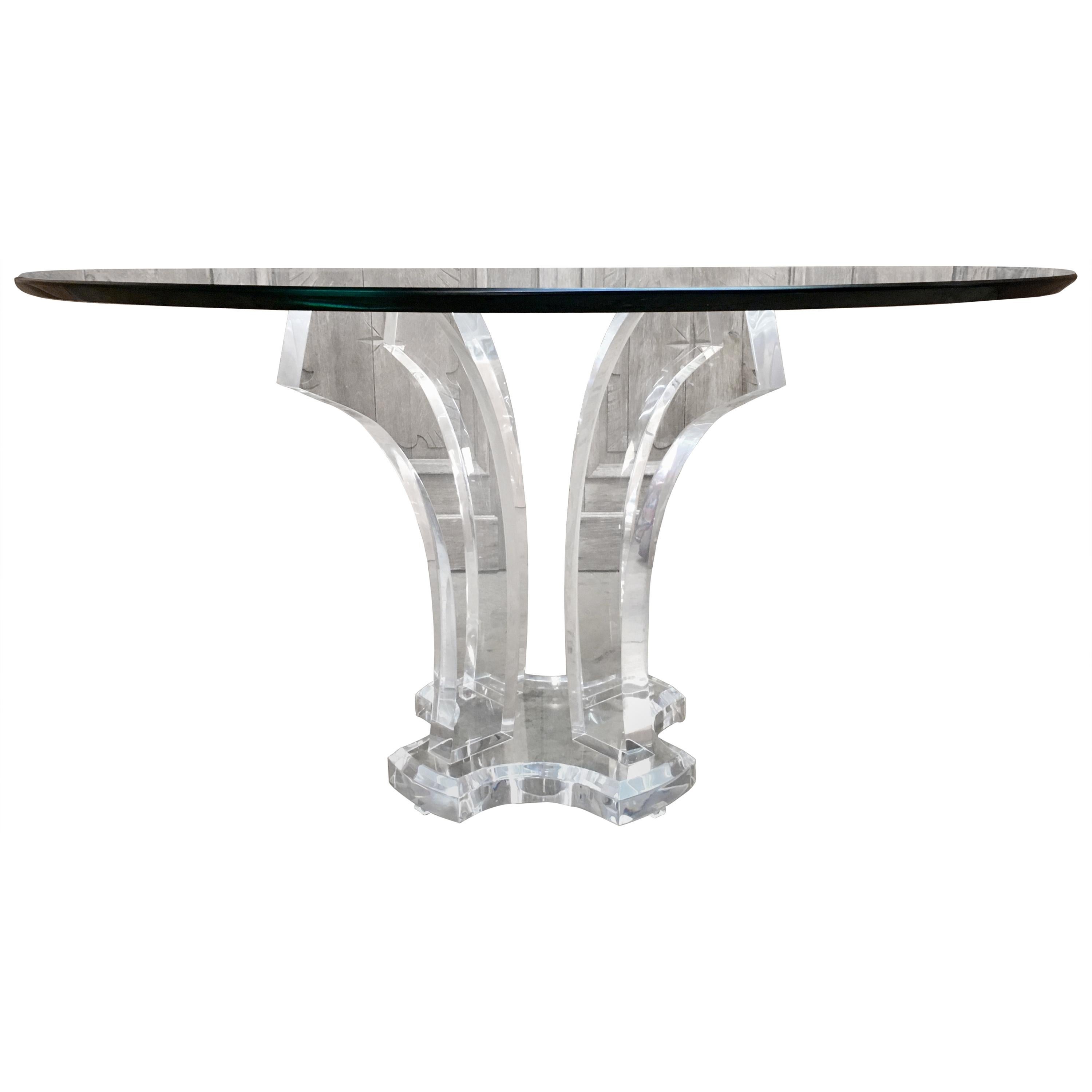 Lucite Dining Room Tables - 122 For Sale at 1stdibs