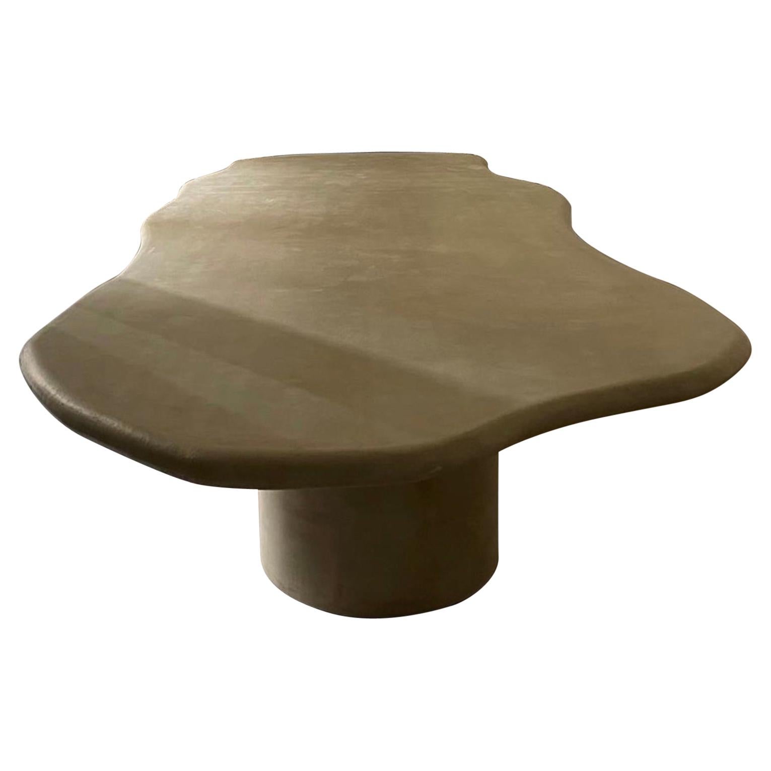Contemporary Organic Sculptural Maple Wood Dining Table for Richard by ...