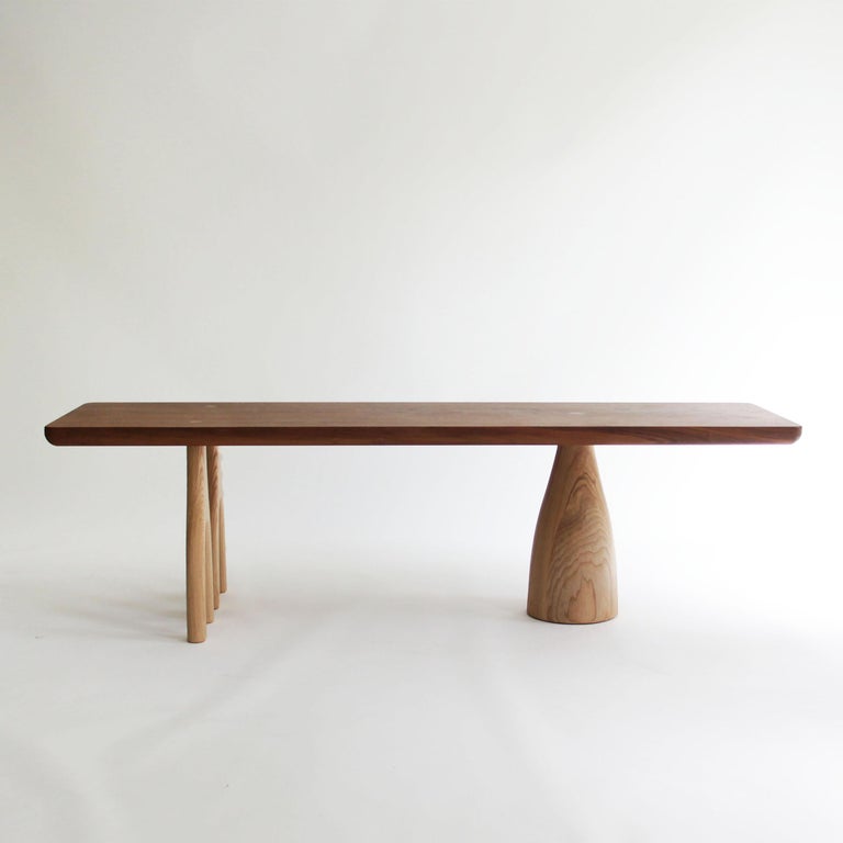 Mezcal, Asymmetrical Rectangle Walnut and Ash Coffee Table by SinCa ...