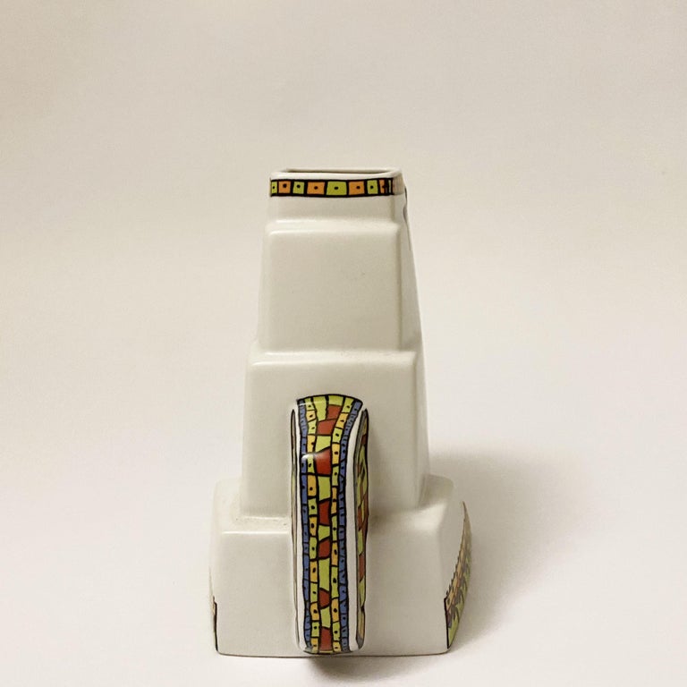 Sculptural Aztec Vase by Javier Mariscal for Rosenthal, Germany, 1980s ...
