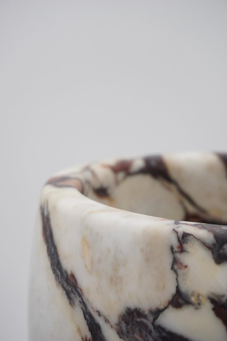 Sculptural Breccia Medicea Marble "Pandora" Vase by Lorenzo Ciompi ...