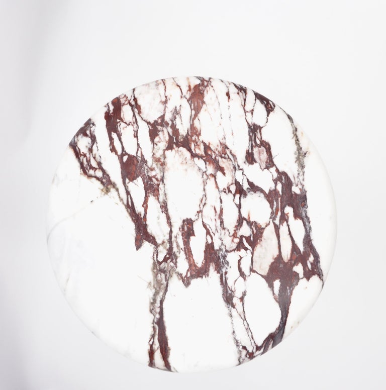 Sculptural Breccia Medicea Marble Stool "Throne of Dioniso" by Lorenzo ...