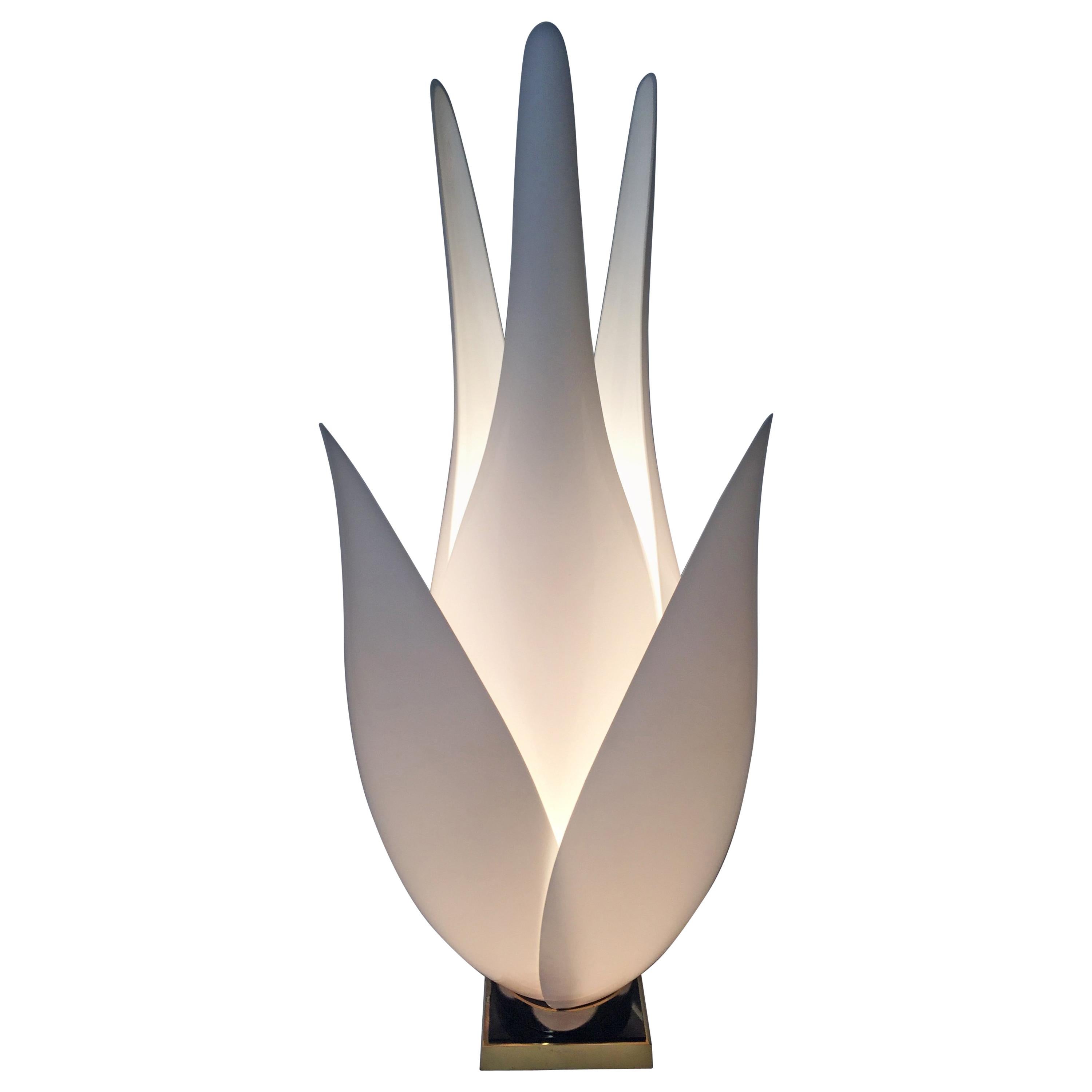 Sculptural Canadian Designer Tulip Lamp by Rougier at 1stDibs