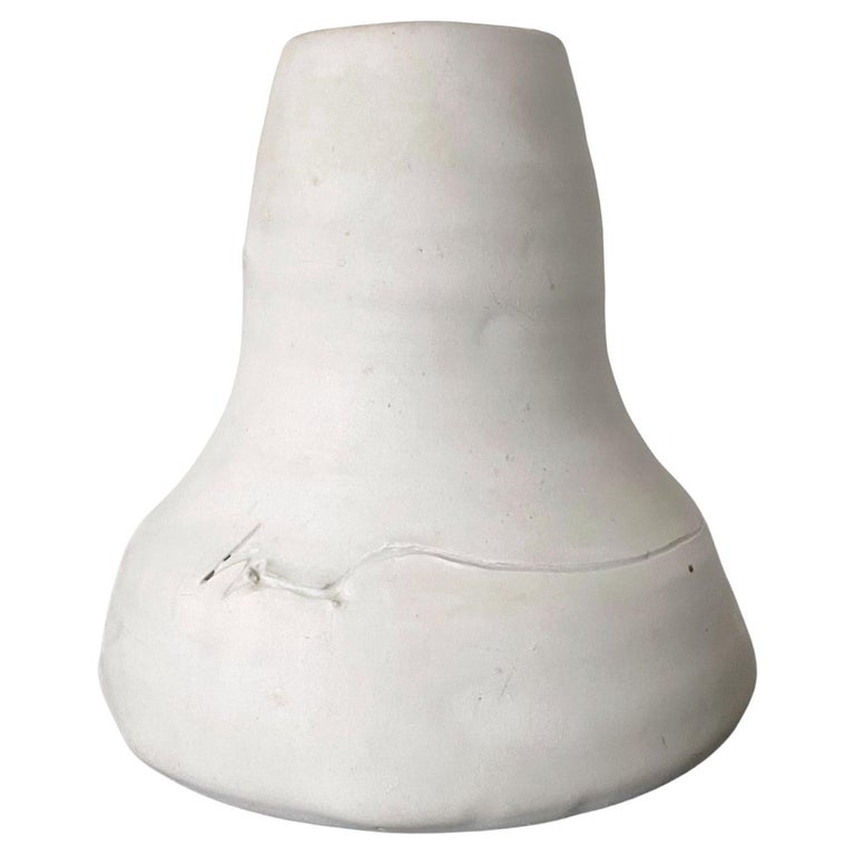 Sculptural Ceramic Funnel Vase by Robert Turner For Sale at 1stDibs