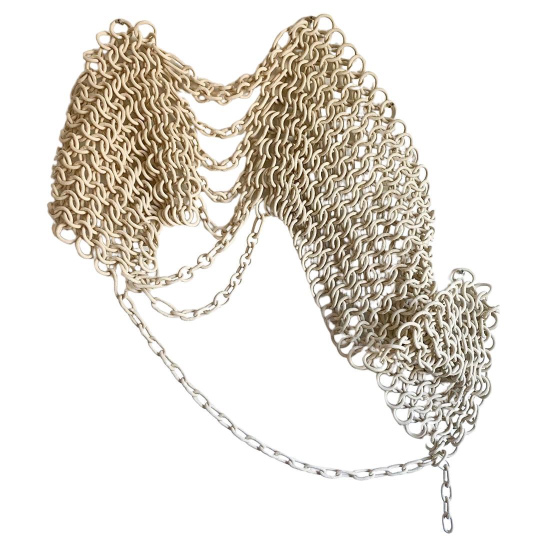 Sculptural Chain Wall Art by Elizabeth Tripp For Sale at 1stDibs
