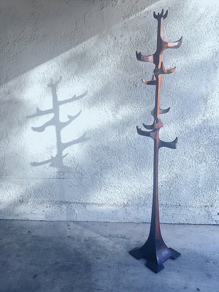 Sculptural Coat rack by Designer Craftsman Ed Livingston for Archotypo ...
