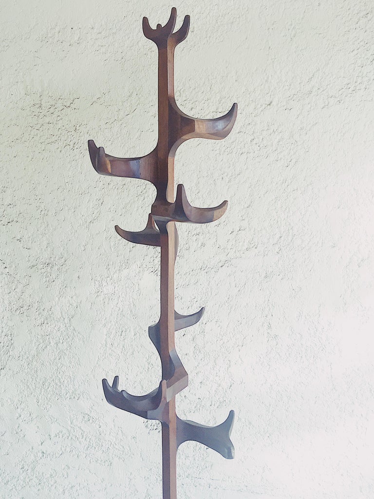 Sculptural Coat rack by Designer Craftsman Ed Livingston for Archotypo ...