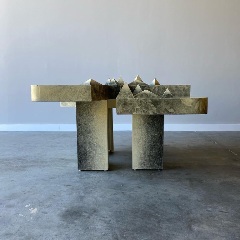 Sculptural Coffee Table, Edward Rokosz, 1992 For Sale at 1stDibs
