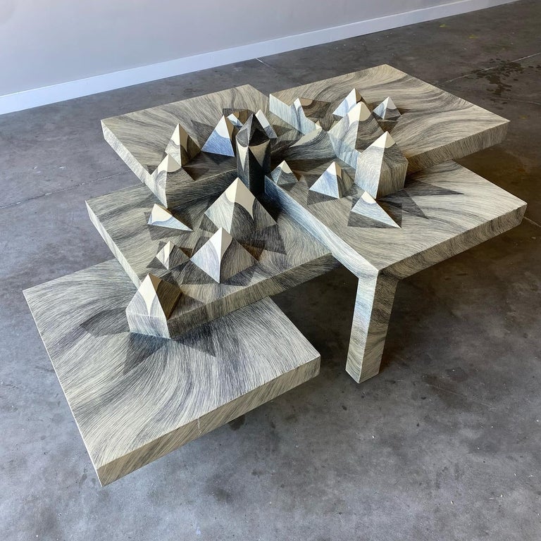 Sculptural Coffee Table, Edward Rokosz, 1993 For Sale at 1stDibs
