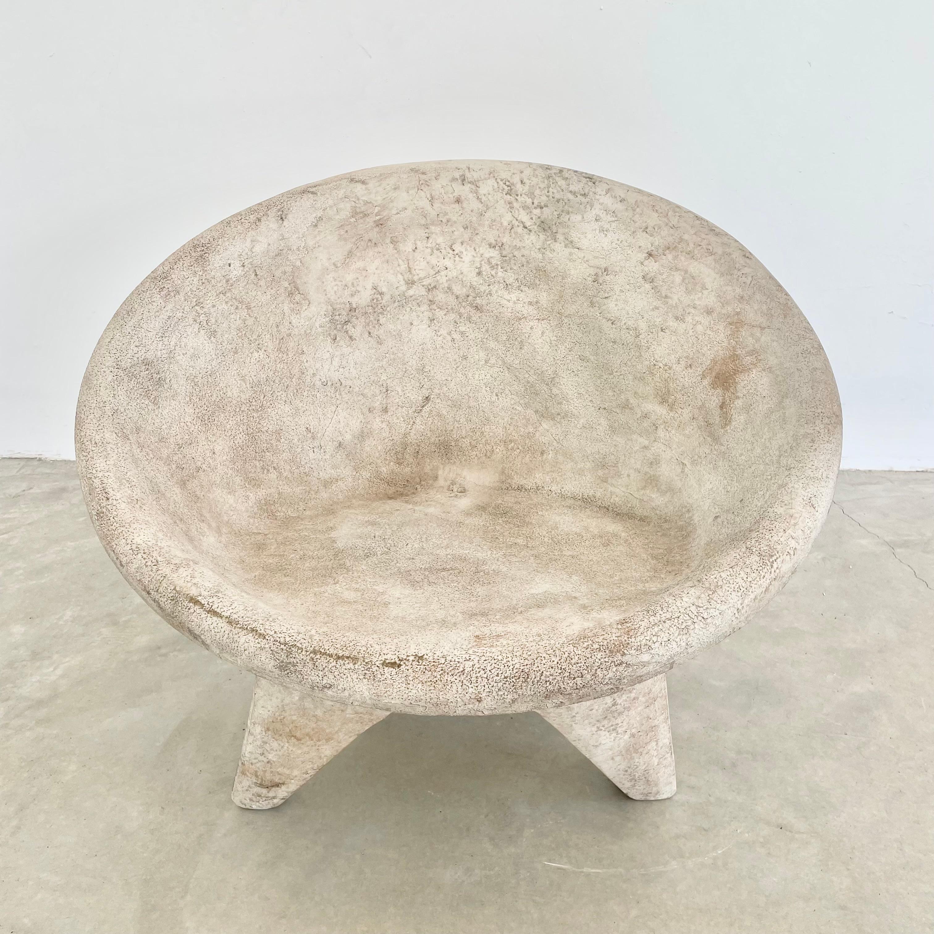 Sculptural Concrete Chair by Merit, Los Angeles For Sale at 1stDibs