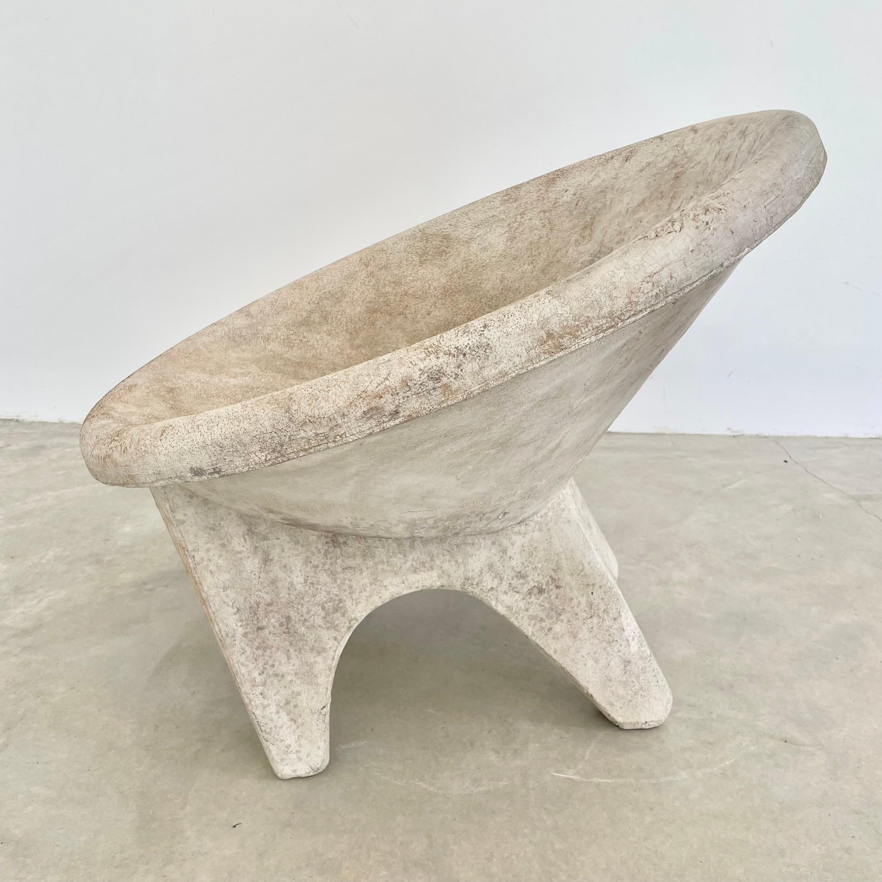 Sculptural Concrete Chair by Merit, Los Angeles For Sale at 1stDibs