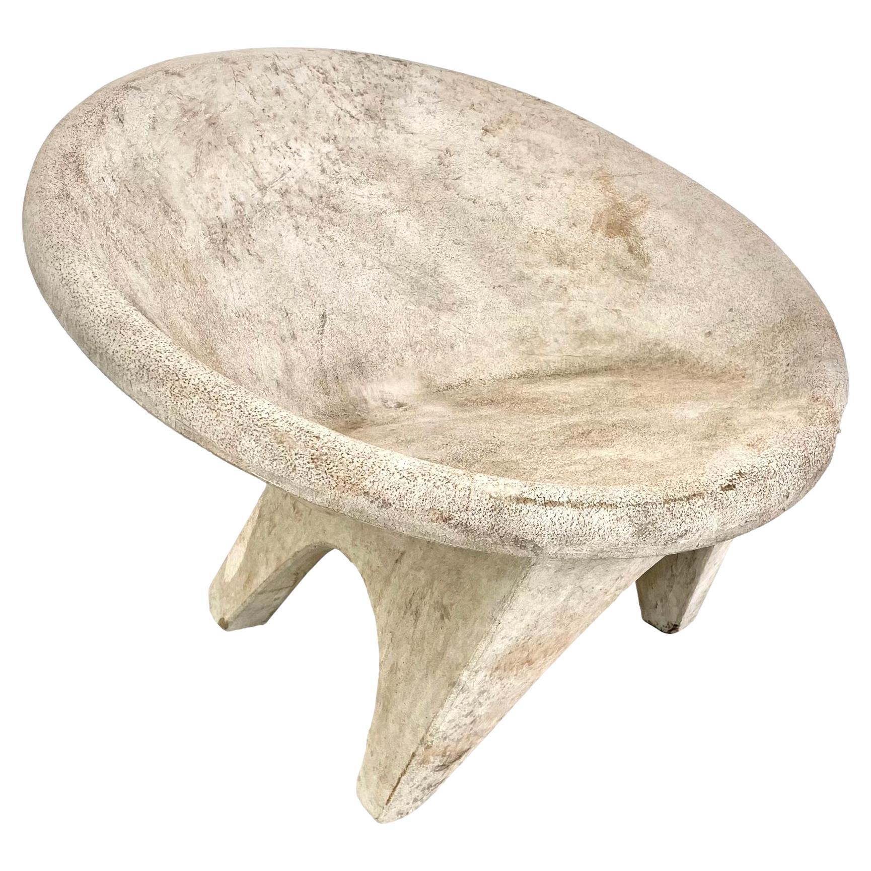 Sculptural Concrete Chair by Merit, Los Angeles For Sale at 1stDibs