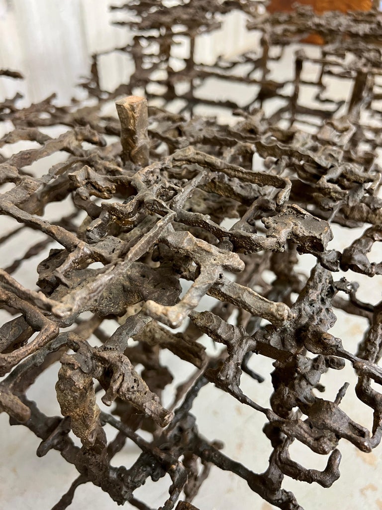 Sculptural Daniel Gluck Coffee Table For Sale at 1stDibs