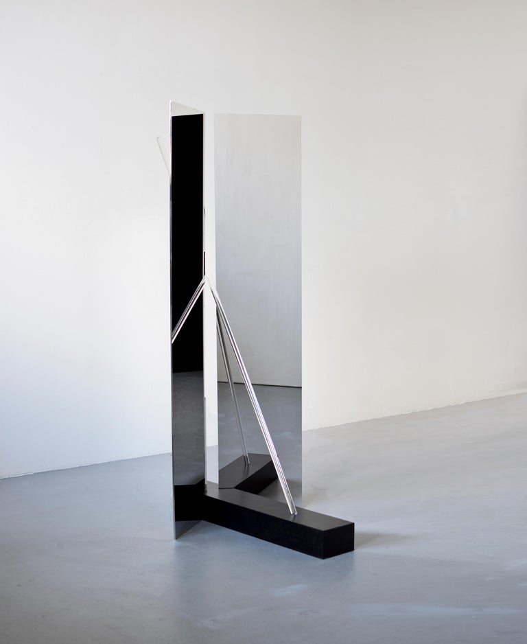 Sculptural Enlightened Mirror, Maximilian Michaelis For Sale at 1stDibs