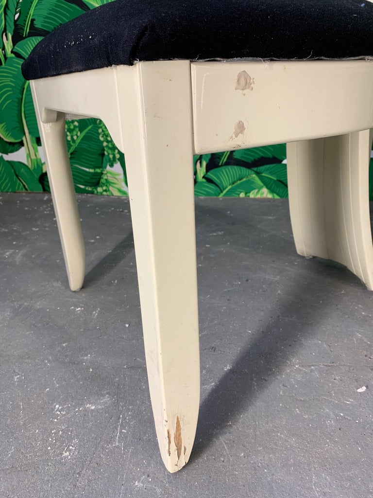 Sculptural Fish Tail Back Dining Chairs in the Manner of Ello, Set of ...