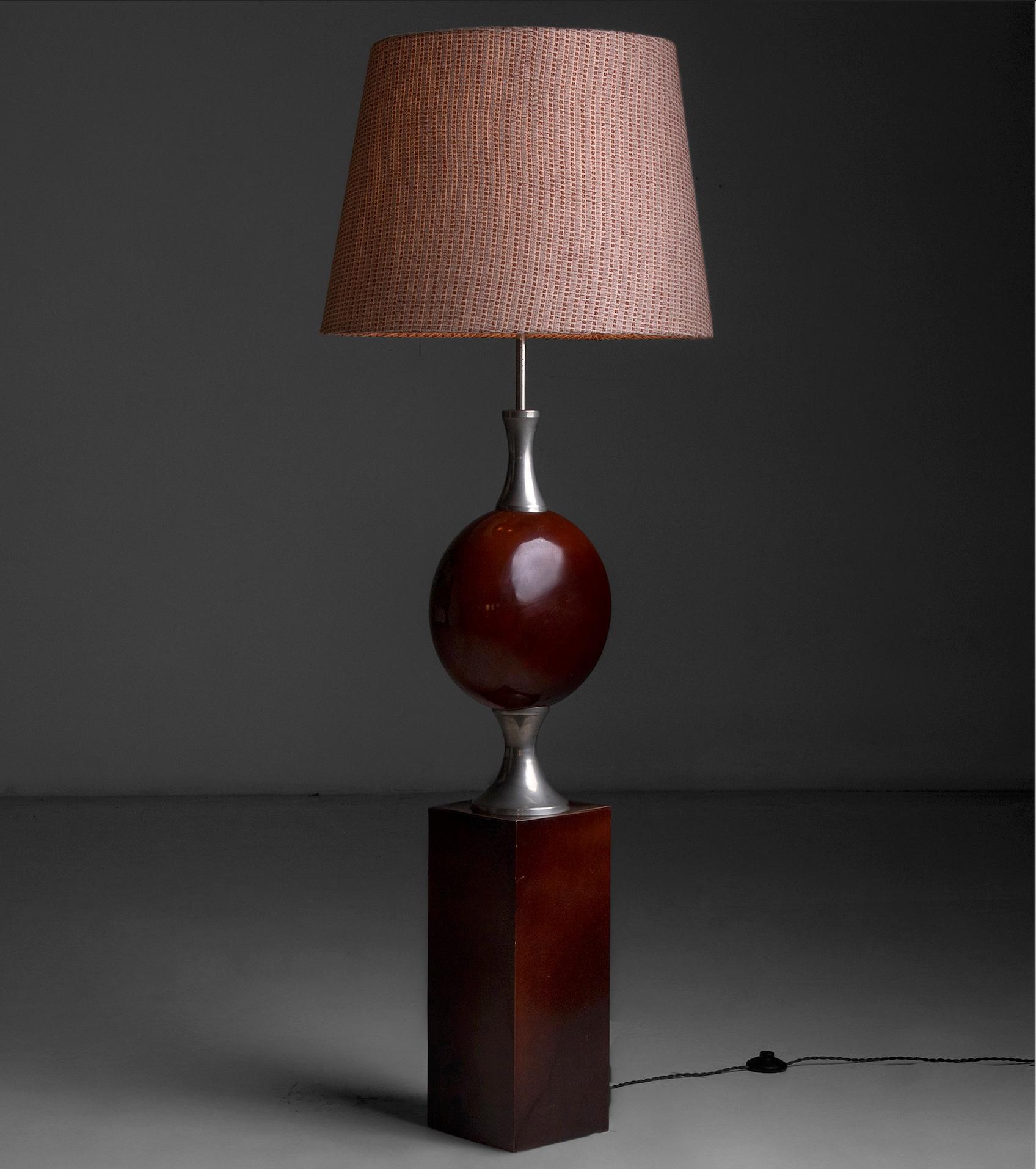 Sculptural Floor Lamp by Philippe Barbier, France, circa 1970 For Sale ...