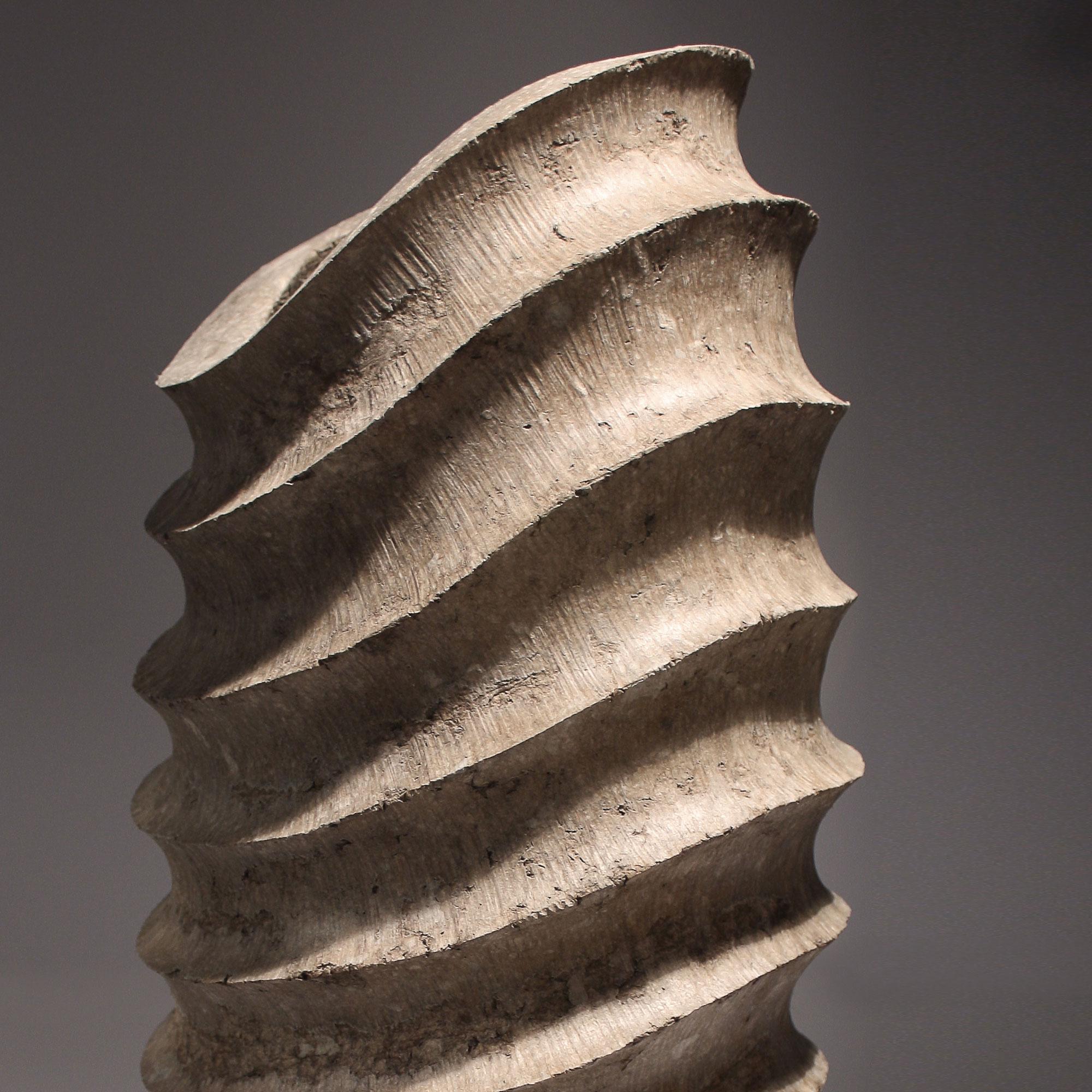 Textured Sculptural Vase, Collectible Art, Large Handmade Vase ...