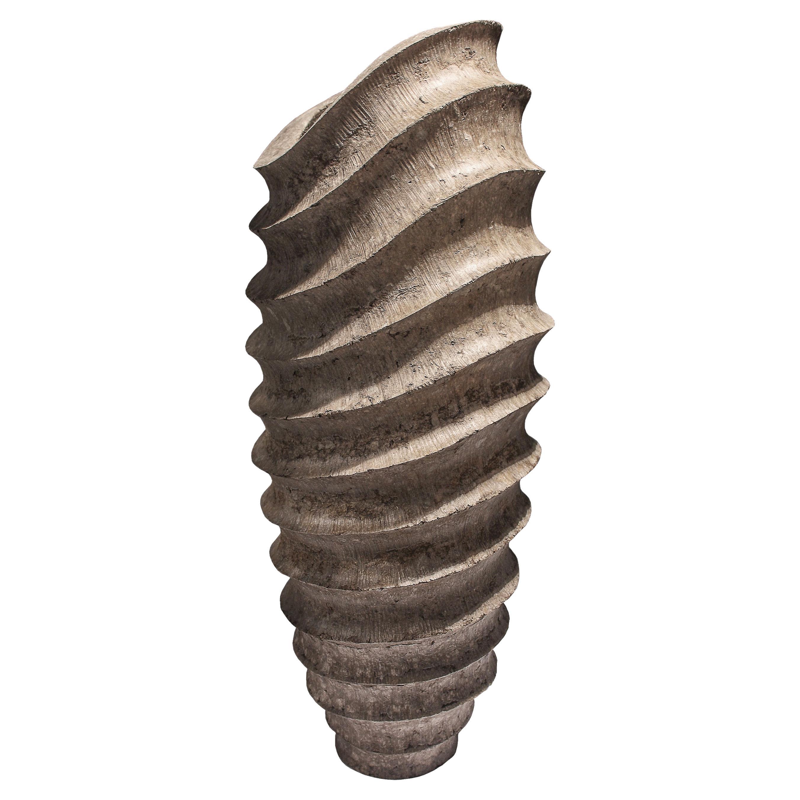 Textured Sculptural Vase, Collectible Art, Large Handmade Vase ...