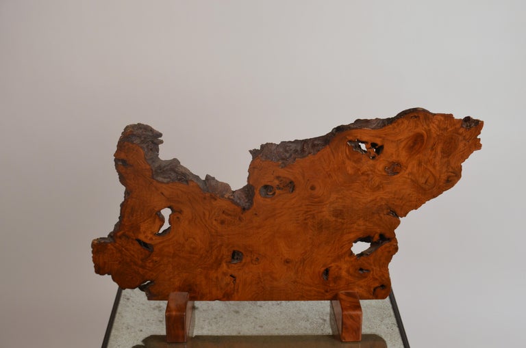 Sculptural Japanese Keyaki Wood Partition in the Style of Nakashima For ...