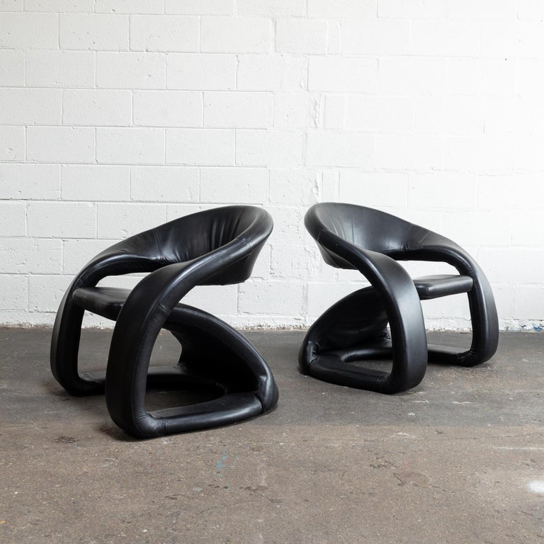Sculptural Jaymar Lounge Chairs at 1stDibs
