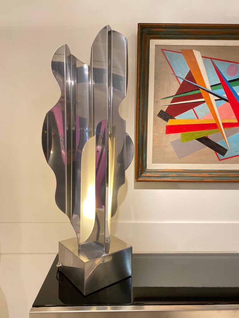 Sculptural Lam by Philippe Jean For Sale at 1stDibs