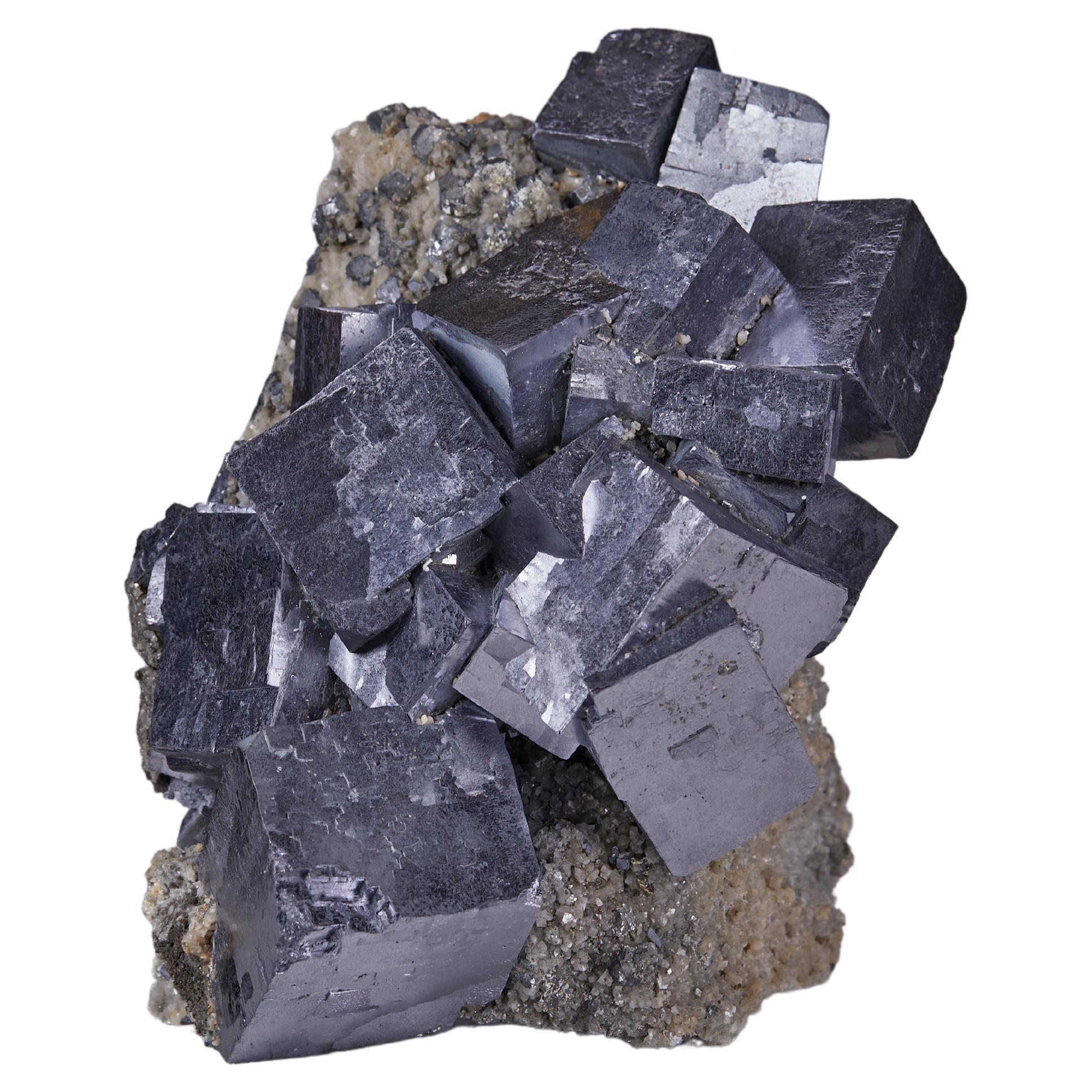 Sculptural lustrus galena For Sale at 1stDibs