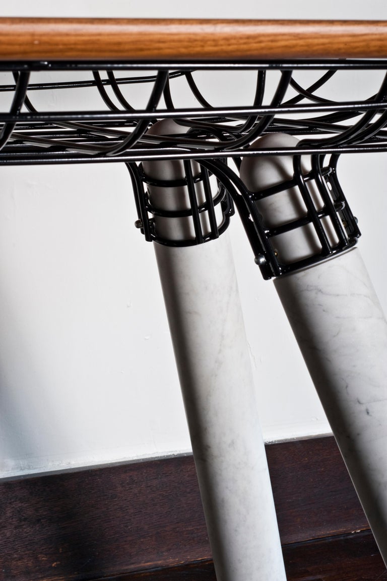 Sculptural "Magnum" Dinner Table, Pierre Favresse For Sale at 1stDibs