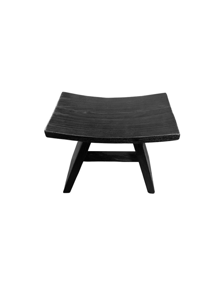 Sculptural Mango Wood Stool For Sale at 1stDibs