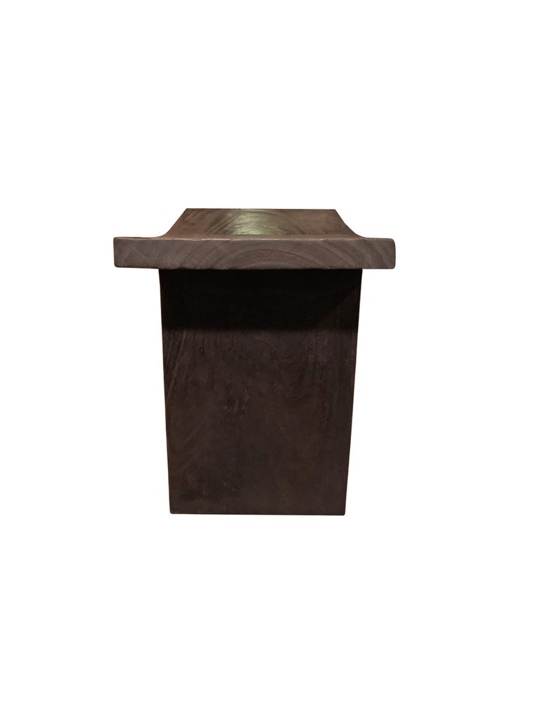 Sculptural Mango Wood Stool For Sale at 1stDibs