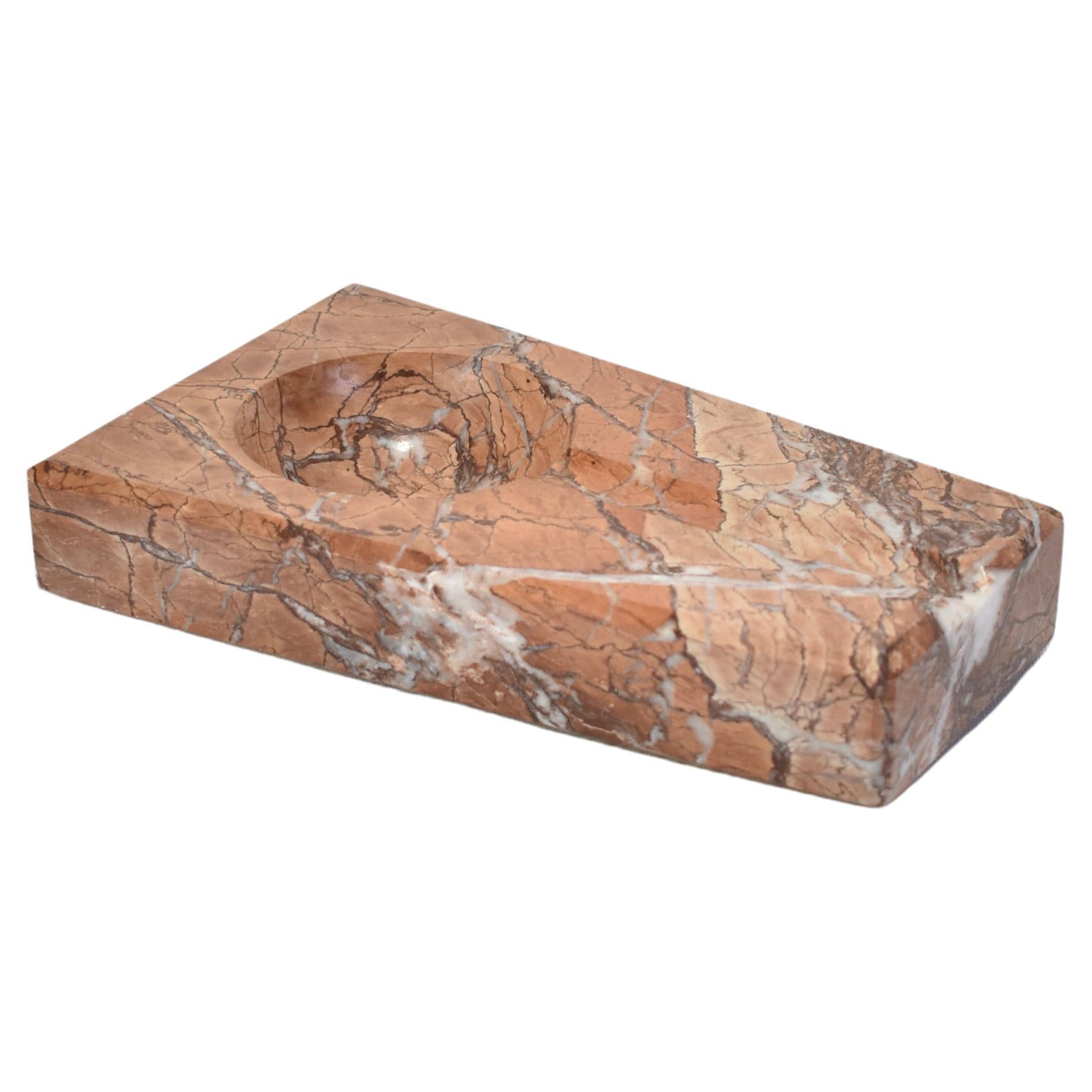 Vintage Square Ashtray in Red Marble at 1stDibs | vintage marble ...