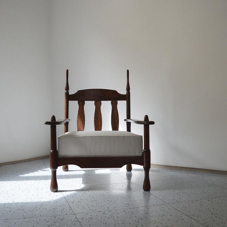 Sculptural Mid-Century Modern European Lounge Chair, 1960s For Sale at ...