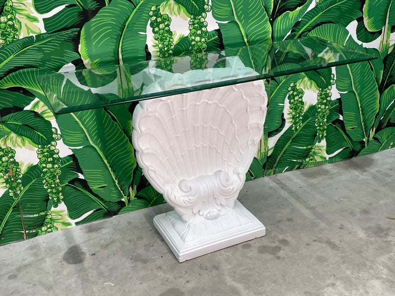 Sculptural Shell Console Table in the Manner of Serge Roche For Sale at ...