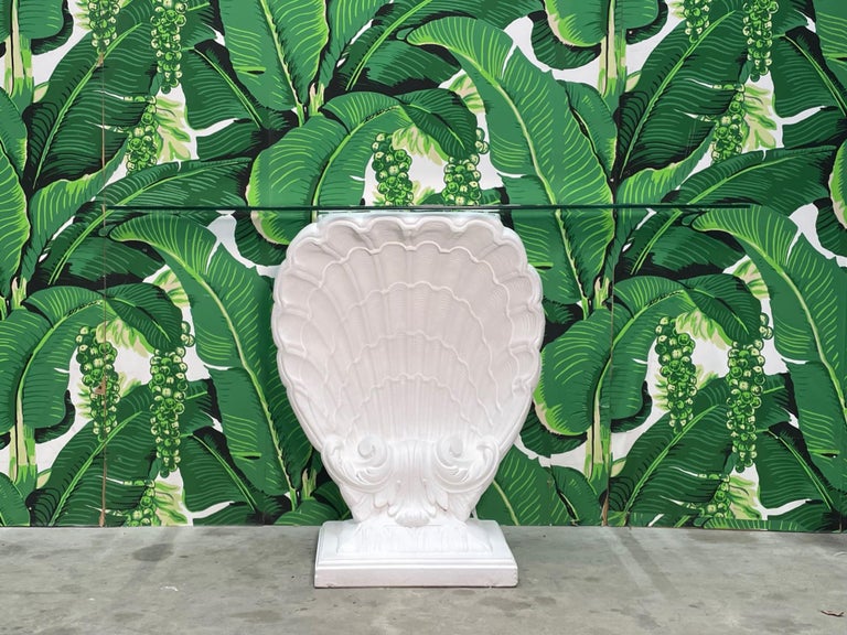 Sculptural Shell Console Table in the Manner of Serge Roche For Sale at ...