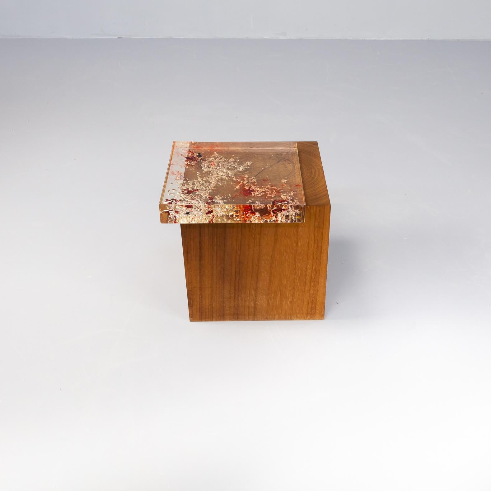 Sculptural Sidetable ‘Sparkling of Ice, Serie Cubi in Metamorfosi by ...