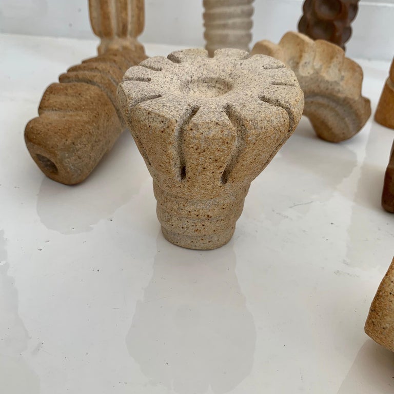 Sculptural Stone Fossils and Remnants Pottery For Sale at 1stDibs