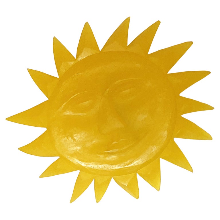 Sculptural "Sun" Sconce by Jean-Charles de Castelbajac, France, 1990s ...