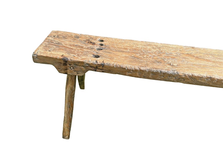 Sculptural Teak Bench Hand-Carved from Madura Island, Java, Indonesia ...