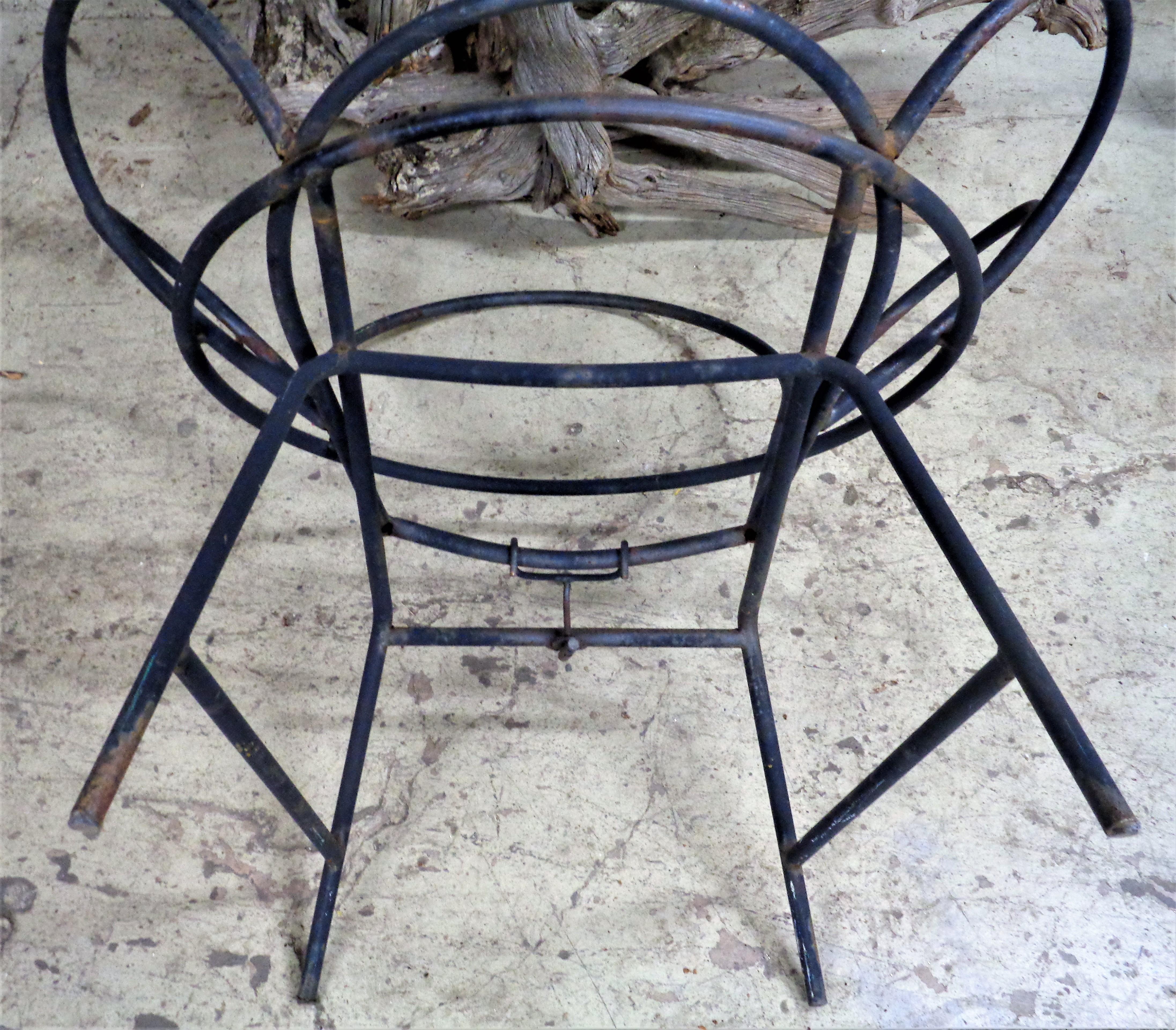 Sculptural Tubular Steel Chair Frames at 1stDibs | metal chair frames ...