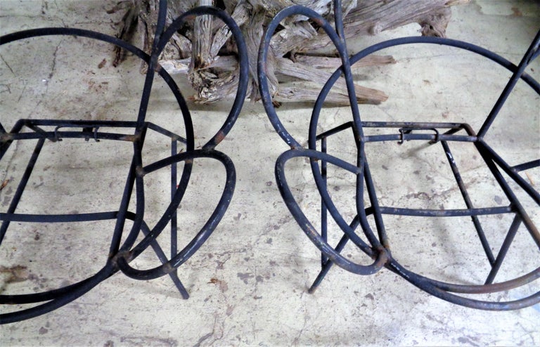 Sculptural Tubular Steel Chair Frames at 1stDibs | steel furniture frames
