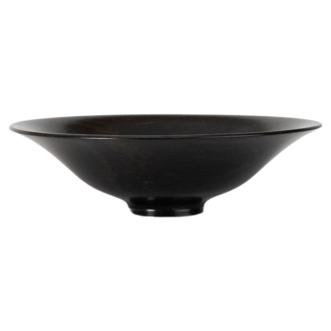 Handmade Hand Turned Wooden Bowl Apple Wood 1990s For Sale at 1stDibs