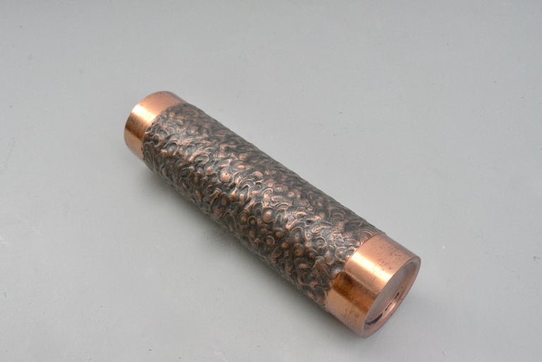 Sculptural Vase in Solid Copper, France, 1960s For Sale at 1stDibs