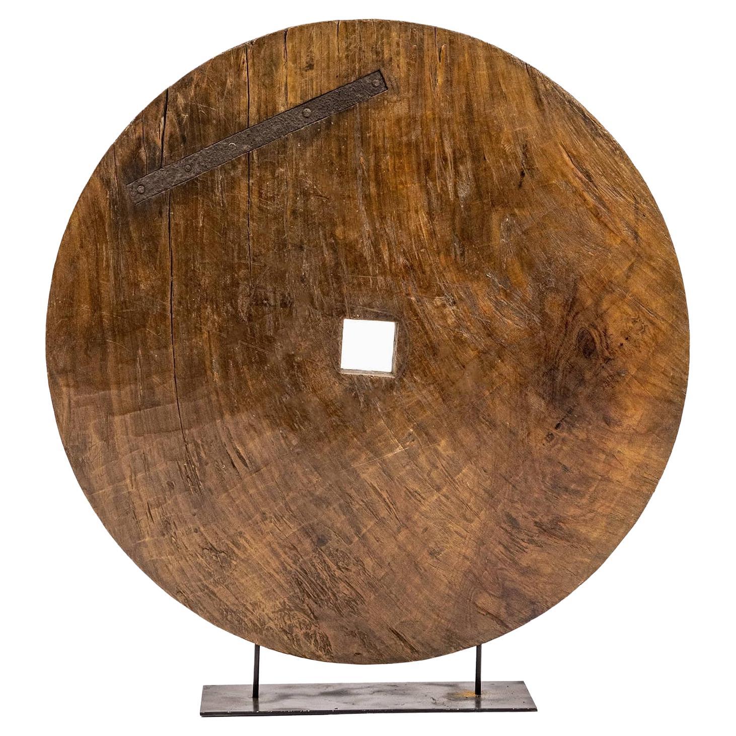 19th Century Mesquite Wheel from Mexico at 1stDibs