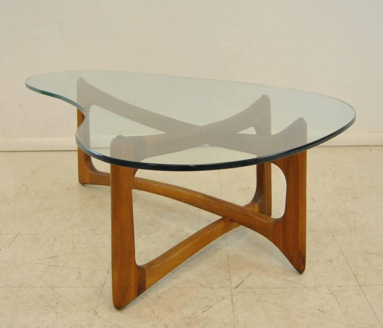 Sculptural Walnut Dog Bone Coffee Table by Adrian Pearsall at 1stDibs