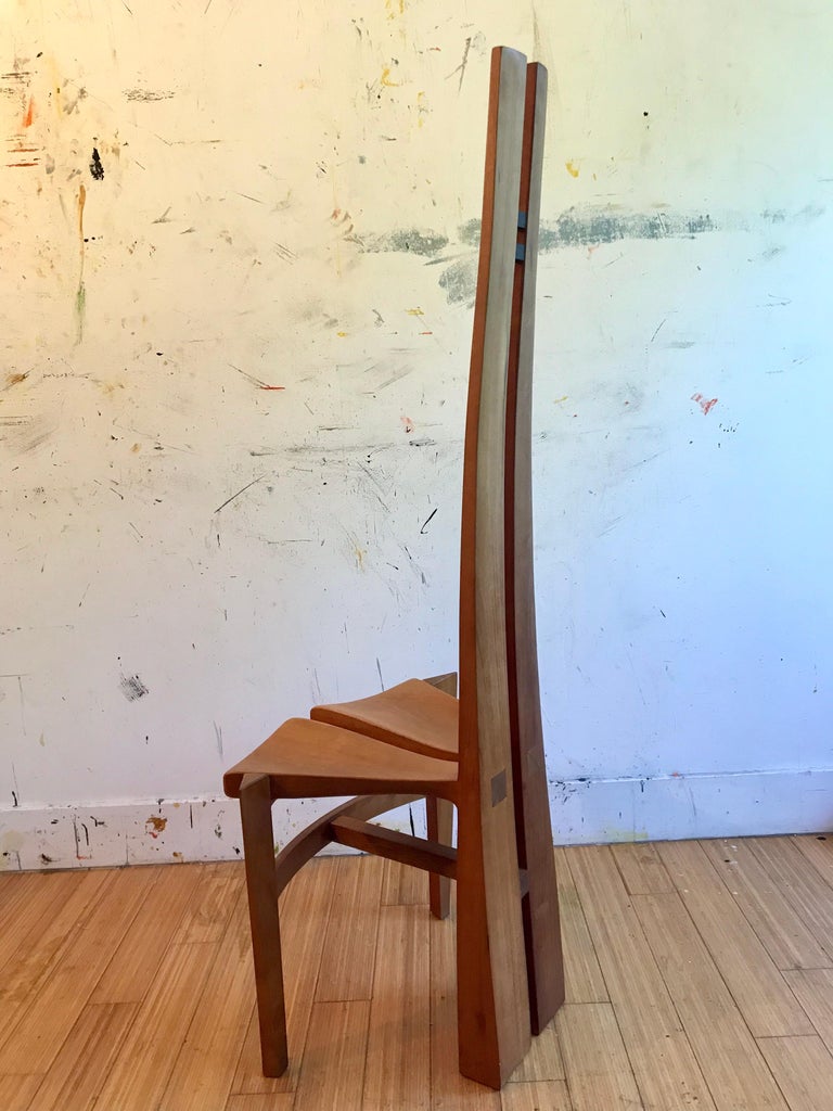 Studio Crafted Artisan Wood Accent Chair, 1996 at 1stDibs