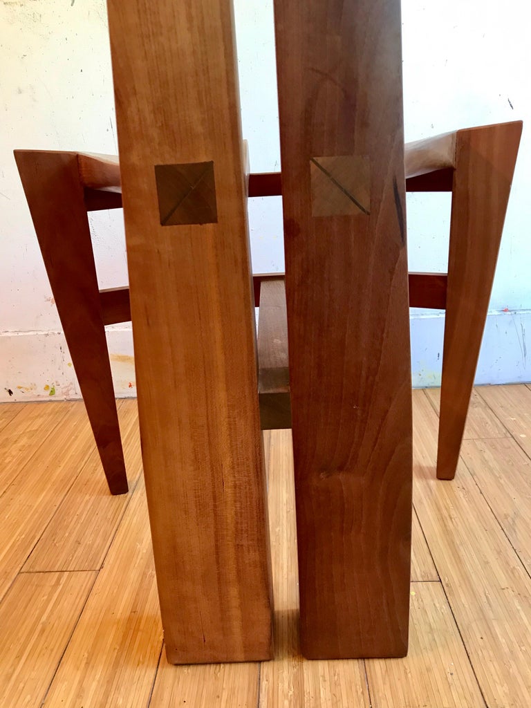 Studio Crafted Artisan Wood Accent Chair, 1996 at 1stDibs
