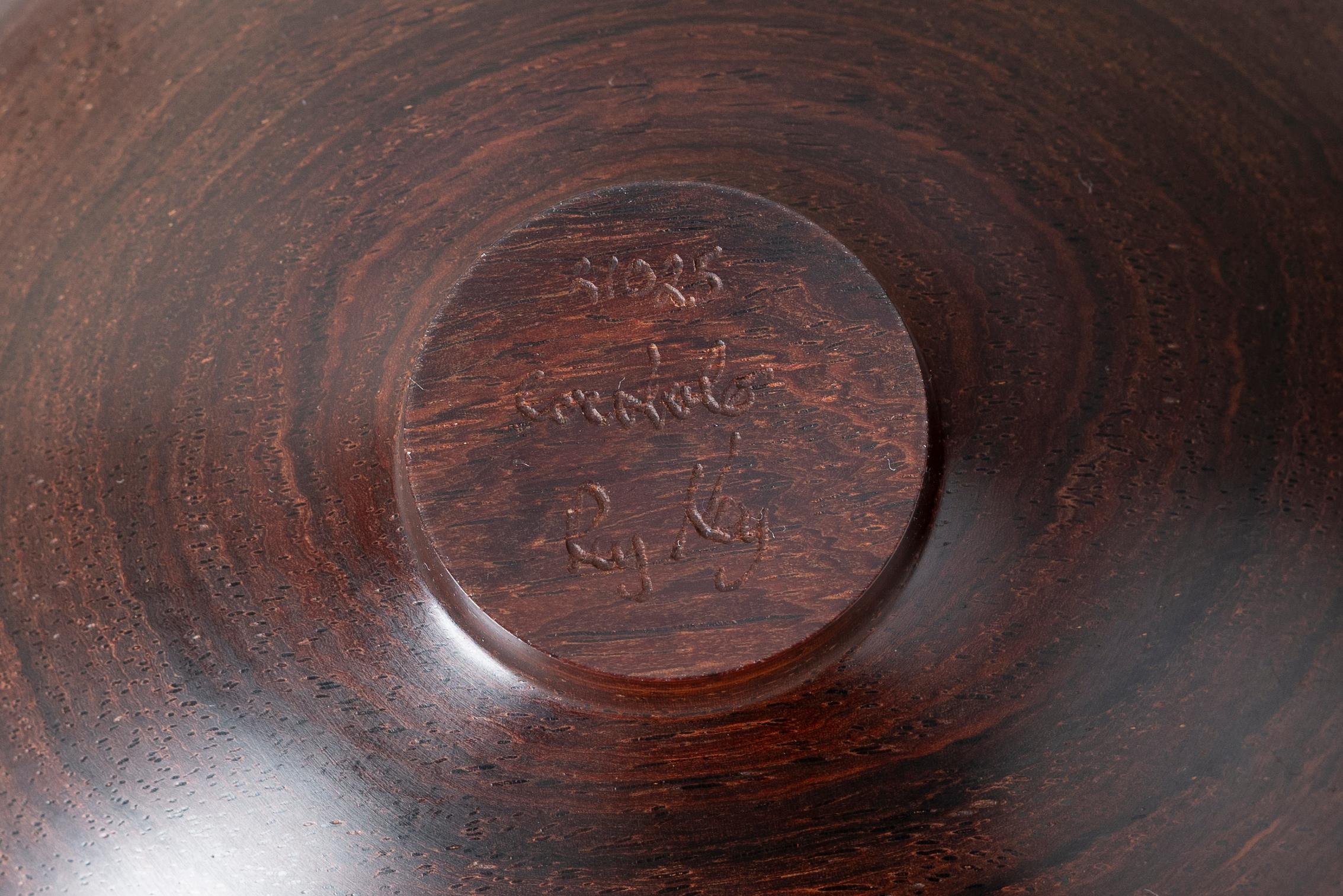 Sculptural Wooden Bowl by Master Craftsman Ray Key in Cocobolo vase ...