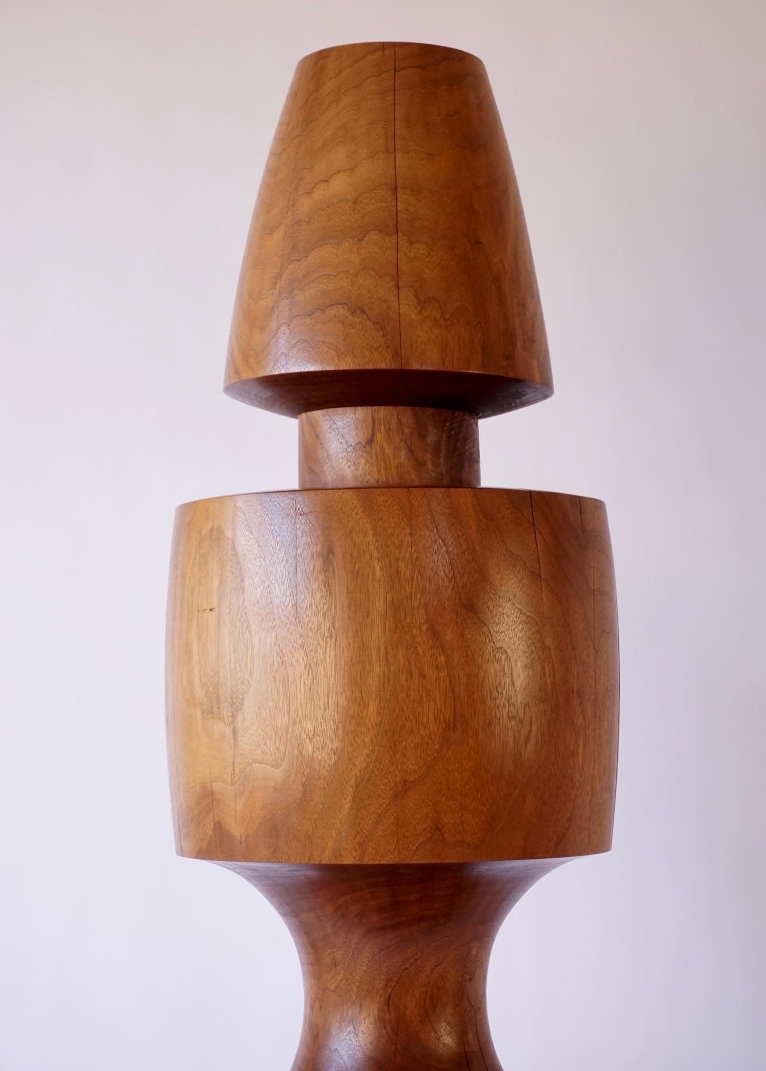 Sculptural Wooden TOTEM #1 by Chris Lehrecke at 1stDibs